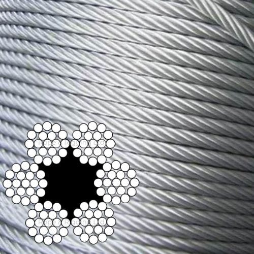 6×19 Galvanised Wire Rope – Rope And Rigging LTD