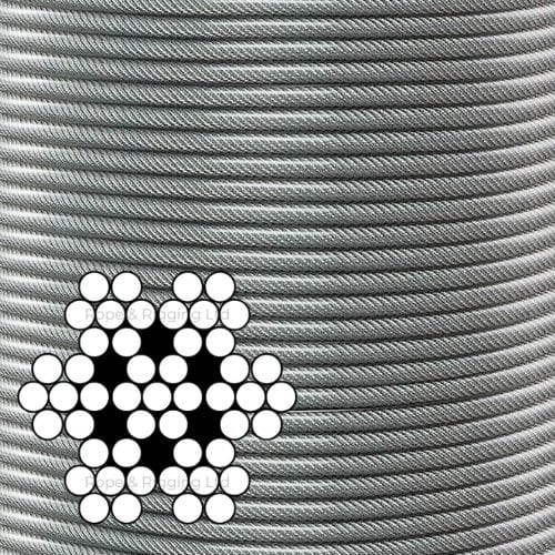 7×7 PVC Galvanised Wire Rope – Rope And Rigging LTD