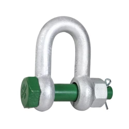 Green Pin Safety Dee Shackle – Rope And Rigging LTD